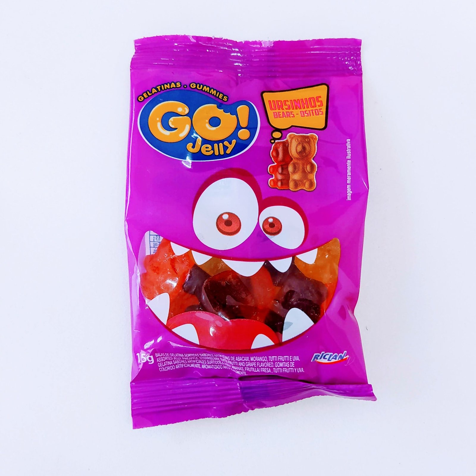 BALA GELATINA GO JELLY MINI URSINHO 15G – BelloPack Embalagens e Decorações BALA GELATINA GO JELLY MINI URSINHO 15G – BelloPack Embalagens e Decorações